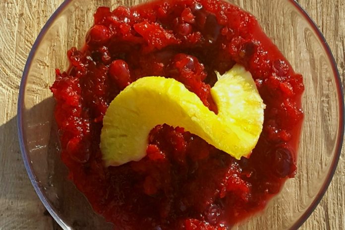 Pineapple Cranberry Relish