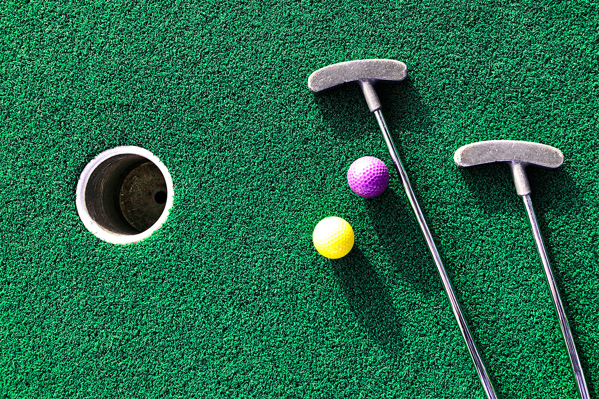 Mini Golf Comes to the New Rochelle Public Library