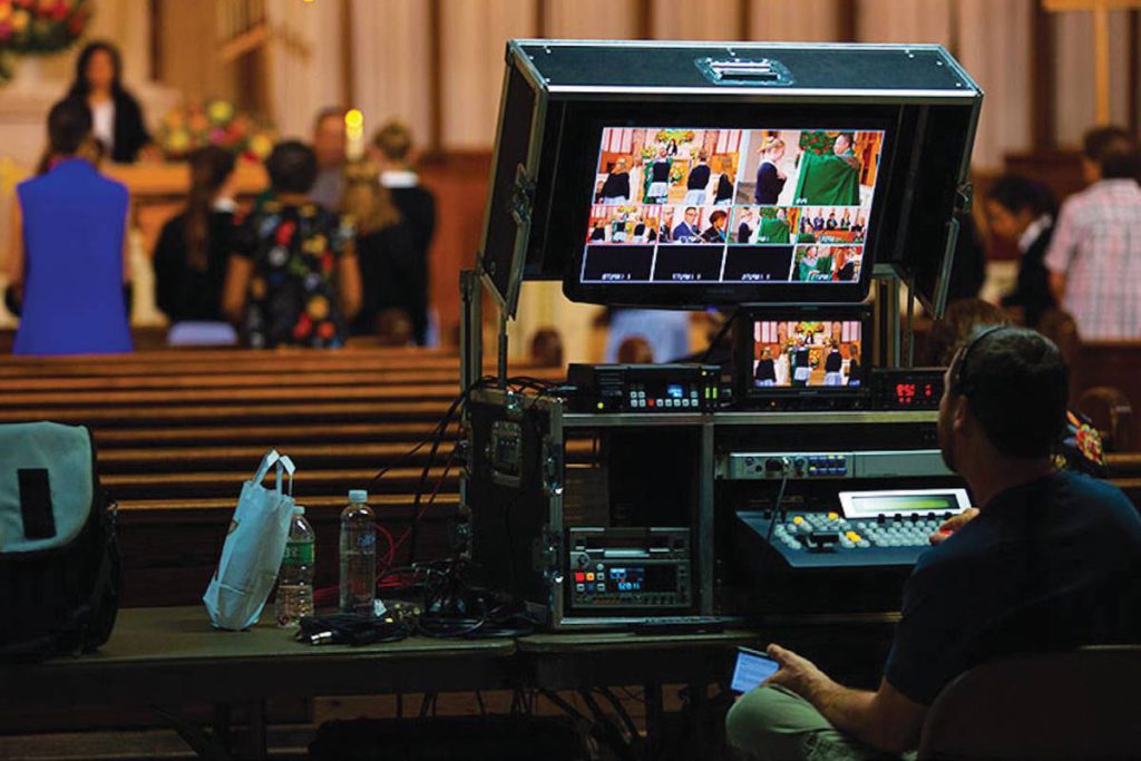 Rye Brook Priests Broadcast a Mass Service for the Masses