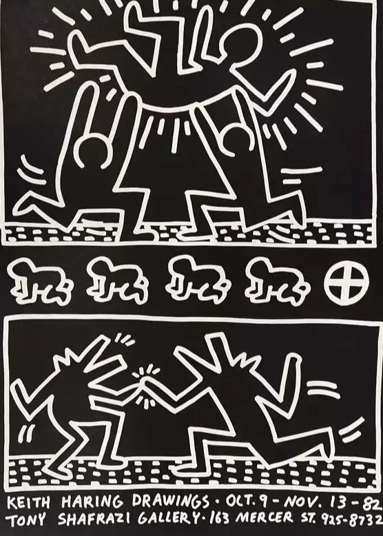 This Restaurant Showcases Iconic Keith Haring Art in White Plains