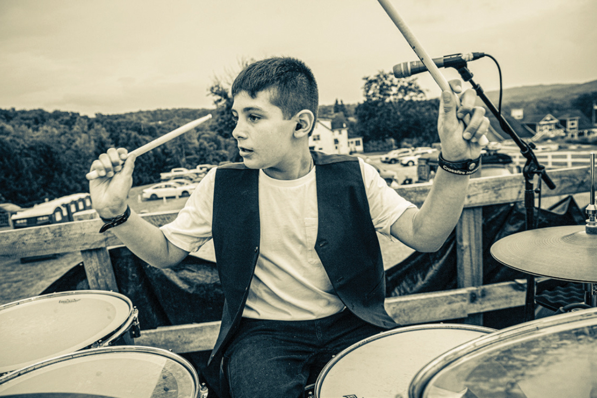 This 12-Year-Old Westchester Drummer Shines Onstage